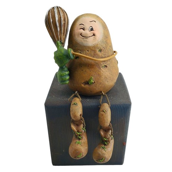 Collections Etc. | Accents | Shelf Sitter Anthropomorphic Potato Cook ...